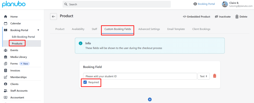 How To Set Up Mandatory Booking Checkboxes And Text Fields