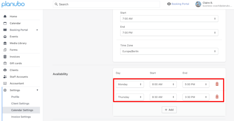 VIP Booking Pages, General Availability, and Booking by Individuals ...